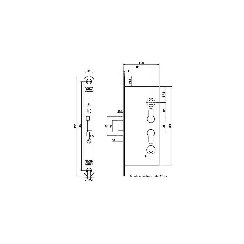 SERRURE NEMEF 1739/29