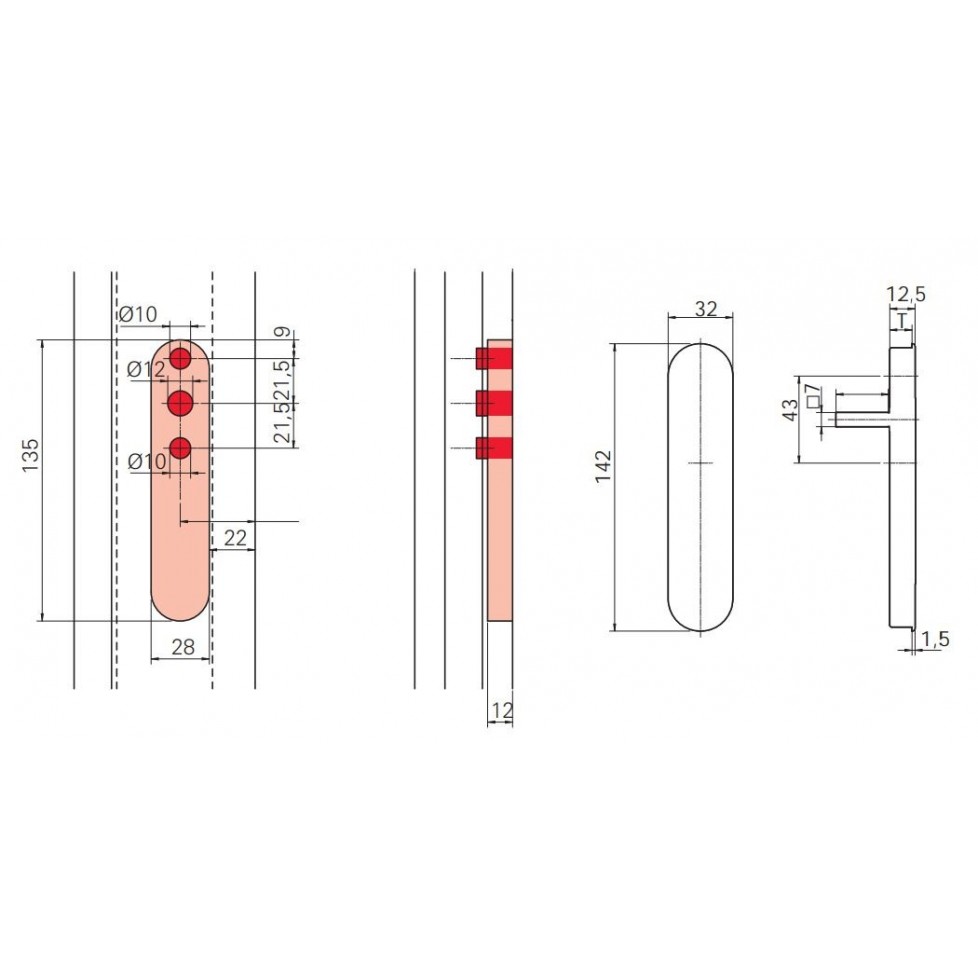 poignée pop-up roto